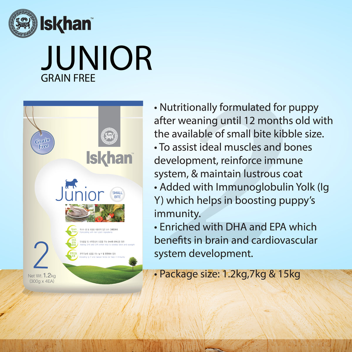 Iskhan Junior Grain Free – Pharmvet Official Store